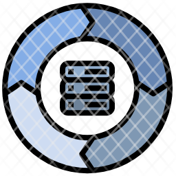 data icon, lifecycle icon, cycle icon, datanomics icon, process icon ...