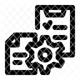 data icon, management icon, engineering icon, processing icon ...