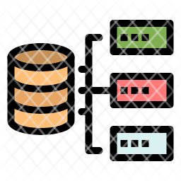 data icon, servers icon, base icon, storage icon