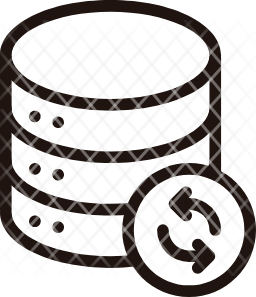 data icon, synchronization icon, graph icon, files icon, analysis icon ...