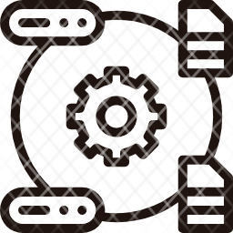 data icon, transformation icon, graph icon, files icon, analysis icon ...