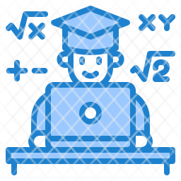 degree icon, graduate icon, math icon, online icon, learning icon ...