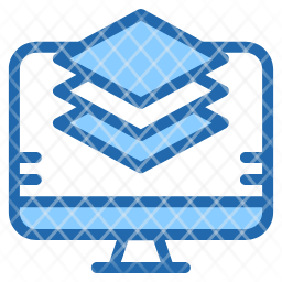 design icon, graphic icon, layers icon, layout icon, screen icon, user icon