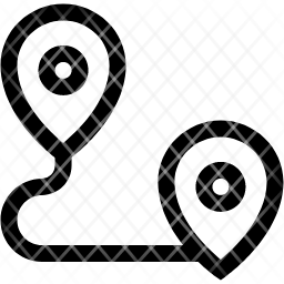 destination icon, journey icon, map icon, location icon, travel icon ...