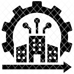 digital icon, transformation icon, future icon, company icon ...