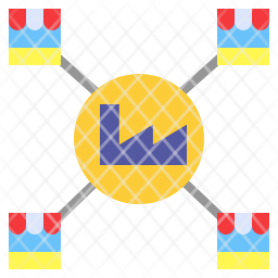 distributing icon, factory icon, logistic icon, distribute icon, shop icon