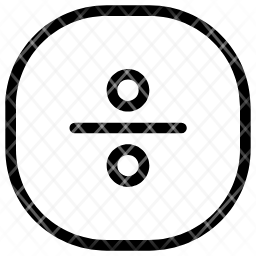 division icon, science icon, corner icon, calculator icon, mathematics ...