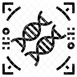 dna icon, recognition icon, authentication icon, identification icon ...