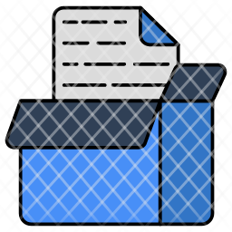 document box icon, archive box icon, file icon, paper box icon ...