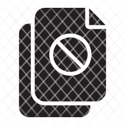 documents icon, blocked icon, files icon, folders icon, banned icon ...