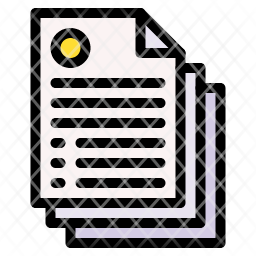 documents icon, files icon, forms icon, list icon, file icon, records ...