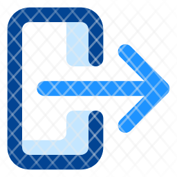 door icon, escape icon, exit icon, logout icon, out icon, sign out icon