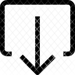 down icon, arrow icon, app icon, essential icon, ui icon