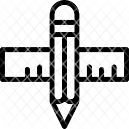 drafting icon, drawing icon, geometry icon, pencil icon, scale icon ...