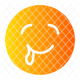 drooling icon, hungry icon, drool icon, emoji icon, attitude icon, mood ...