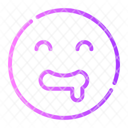 drooling icon, smiley icon, mouth icon, drool icon, feelings icon ...