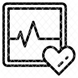 electrocardiogram icon, cardiogram icon, hospital icon, medical icon ...