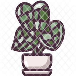 elephant icon, earleaf icon, nature icon, indoor icon, plants icon ...