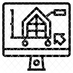 elevation icon, drawing icon, blueprint icon, architecture icon ...