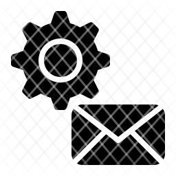 email icon, setting icon, setup icon, configuration icon, automation ...