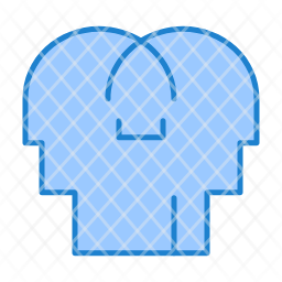 empathy icon, feelings icon, mind icon, head icon