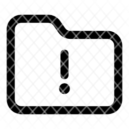 error icon, exclamation icon, mark icon, folder icon, warning icon, archive icon, file icon ...