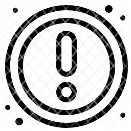 error icon, notice icon, warning icon, alert icon, exclamation icon ...