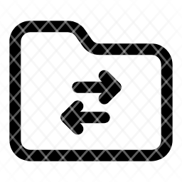 exhange icon, folder icon, migrate icon, swap icon, archive icon ...