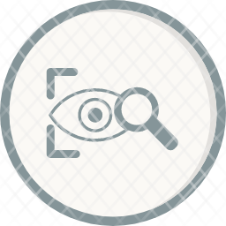 eye icon, seeing icon, sight icon, view icon