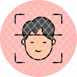 face icon, recognition icon, facial icon, expression icon, id icon ...
