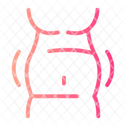 fat icon, anatomy icon, wellness icon, fitness icon, stomach icon ...