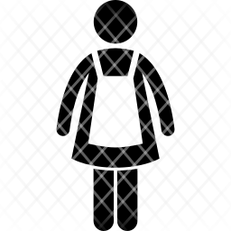 female icon, helper icon, lady icon, maid icon, nanny icon, woman icon ...