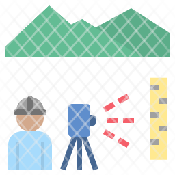 fieldwork icon, survey icon, explorer icon, measure icon, engineering icon