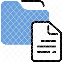 file icon, folder icon, data icon, transfer icon, storage icon ...