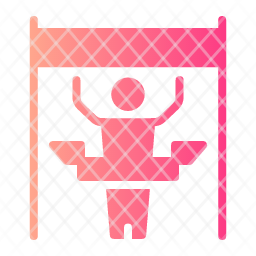 finish icon, champion icon, line icon, marathon icon, running icon ...