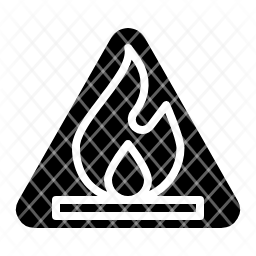 fire icon, flam icon, warning icon, sign icon, flammable icon