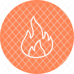 flame icon, fire icon, passion icon, energy icon, intensity icon ...