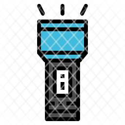 flashlight icon, light icon, torch icon, spotlight icon, tool icon