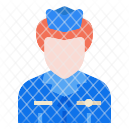 flightattendant icon, job icon, avatar icon, profession icon ...