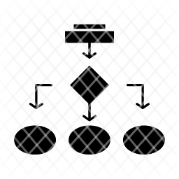 flowchart icon, algorithm icon, business icon, data icon, architecture icon, scheme icon ...