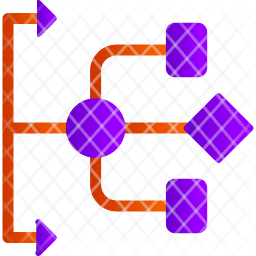 flowchart icon, chart icon, hierarchy icon, navigation icon, org icon ...