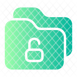 folder icon, unlock icon, unlocked icon, files icon, folders icon, data ...