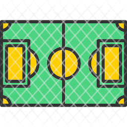 football icon, field icon, soccer icon, pitch icon, playing icon ...
