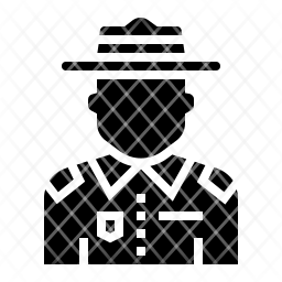 forestranger icon, job icon, avatar icon, profession icon, occupation ...