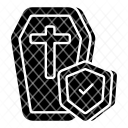 funeral security icon, funeral protection icon, funeral safety icon ...