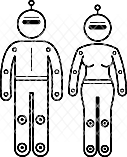 future icon, futuristic icon, robot icon, android icon, cyborg icon ...