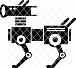 future icon, futuristic icon, robot icon, dog icon, machine icon ...