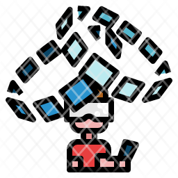 futuristic icon, technology icon, ui icon, computer icon, augmented ...