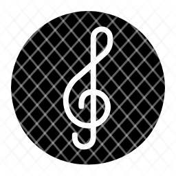 g icon, clef icon, google icon, play icon, music icon, sign icon ...