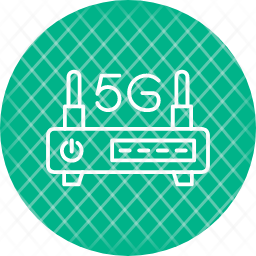 g icon, router icon, connection icon, fast icon, generation icon ...